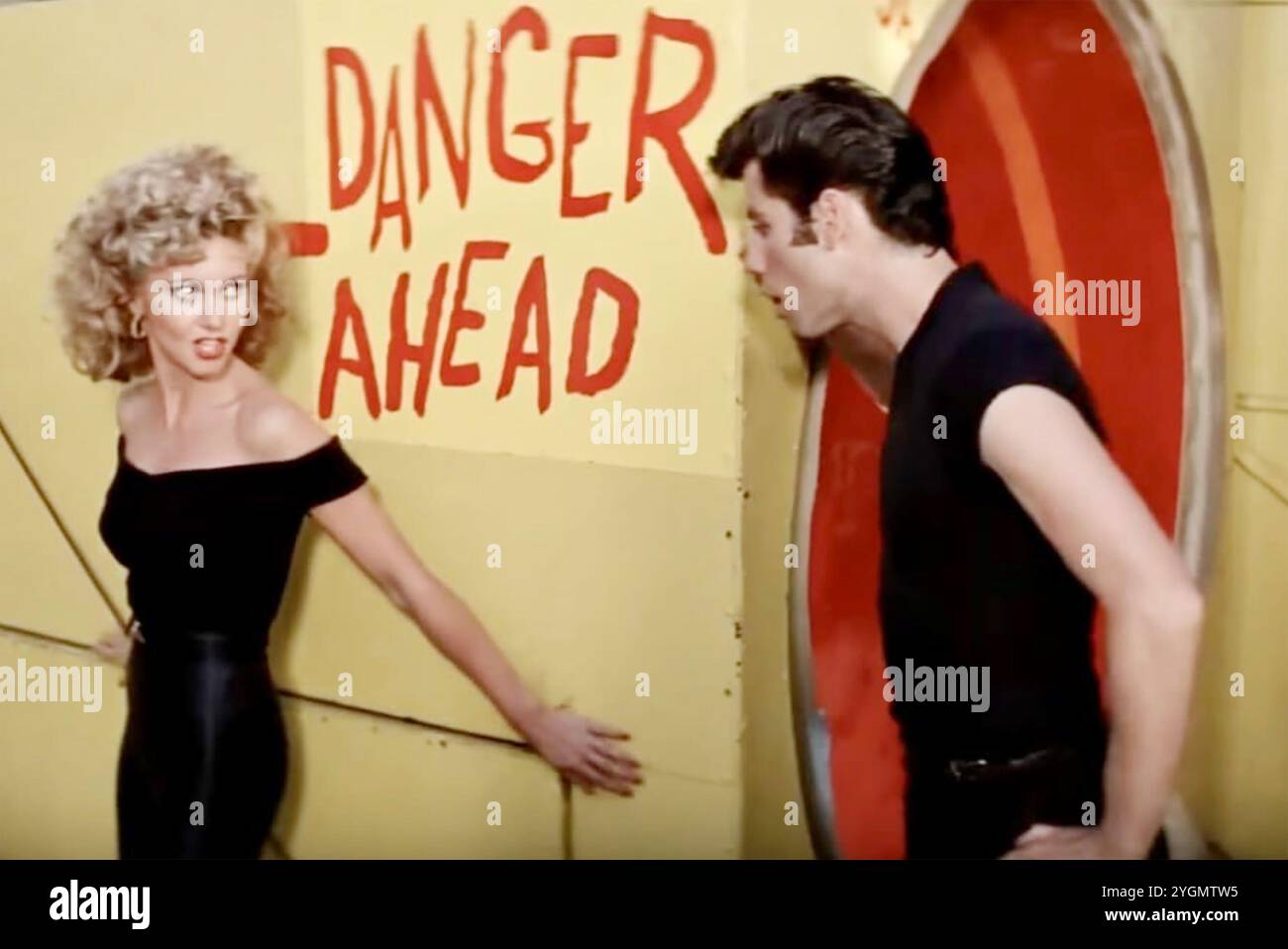 GREASE 1978 Paramount Pictures film musical with Olivia Newton-John as ...