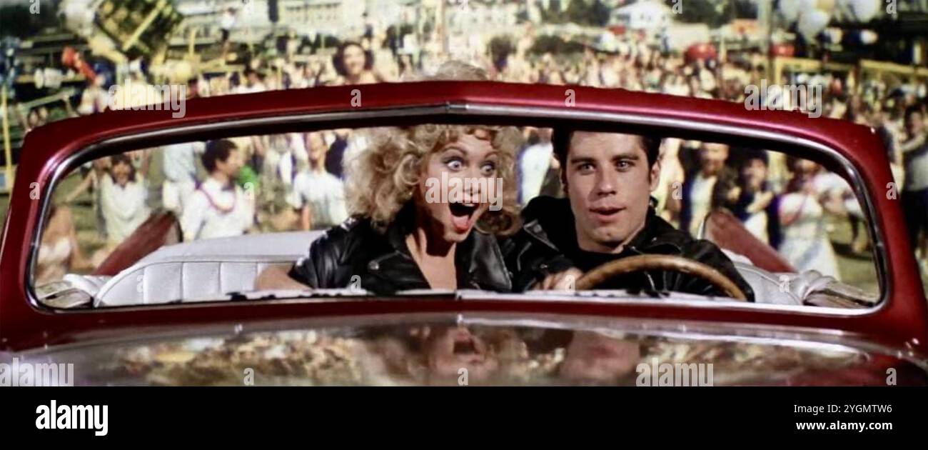 GREASE 1978 Paramount Pictures film musical with Olivia Newton-John as ...