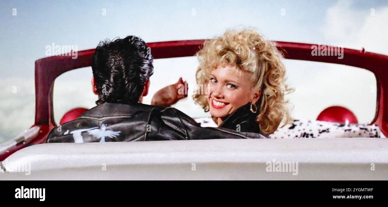 GREASE 1978 Paramount Pictures film musical with Olivia Newton-John as ...