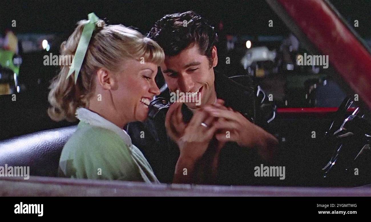 GREASE 1978 Paramount Pictures film musical with Olivia Newton-John as ...