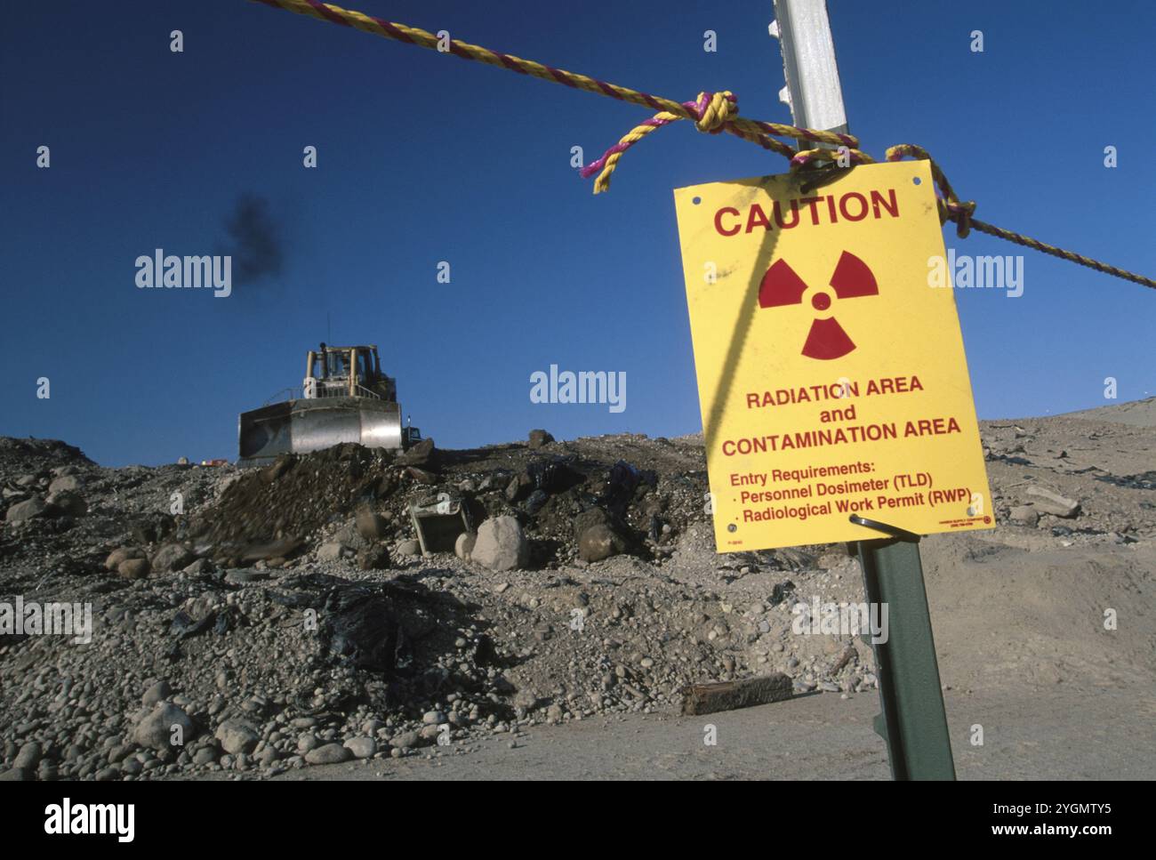 Nuclear waste disposal site Stock Photo - Alamy