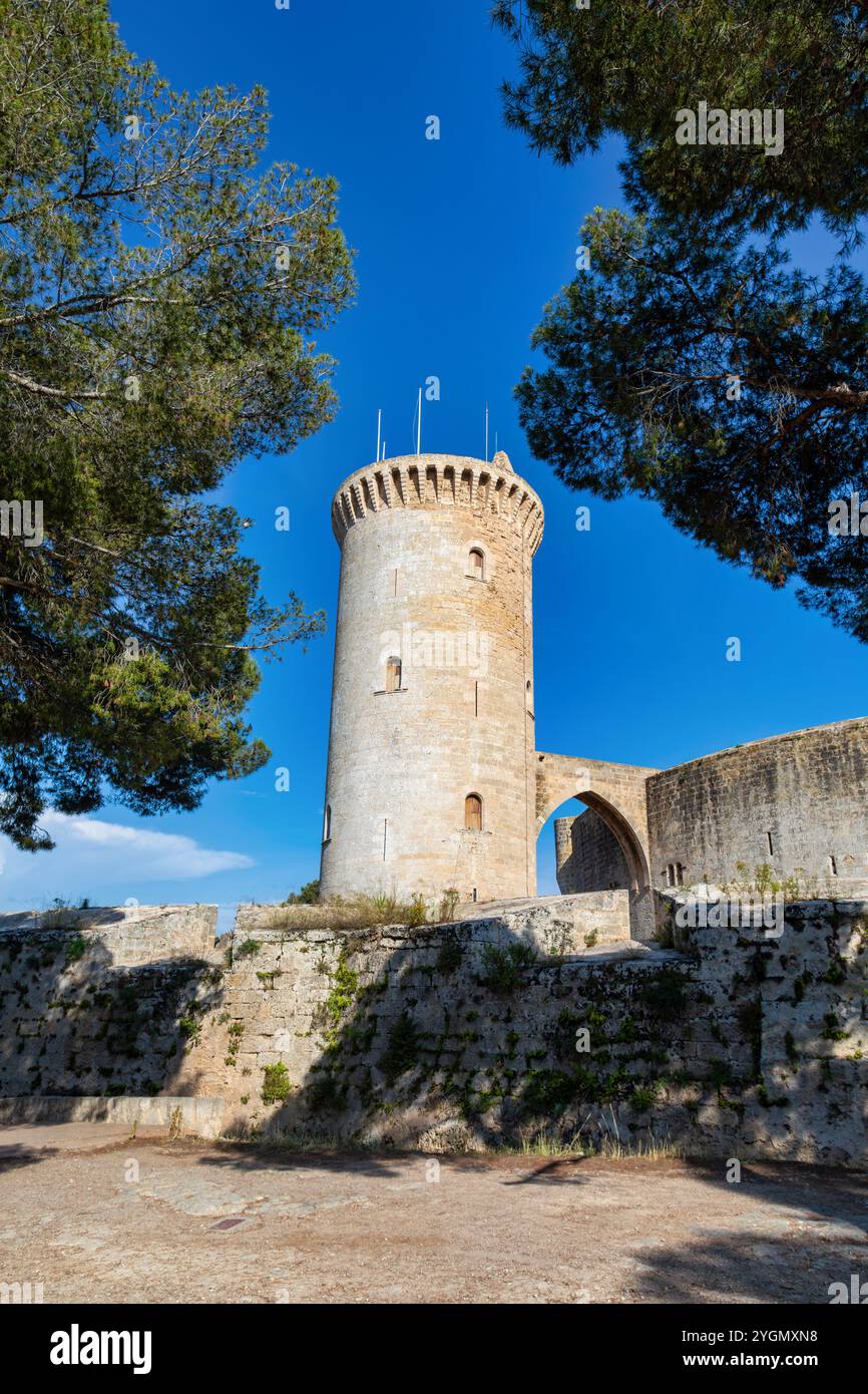 Bellver Castle (Catalan: Castell de Bellver) is a Gothic-style castle ...