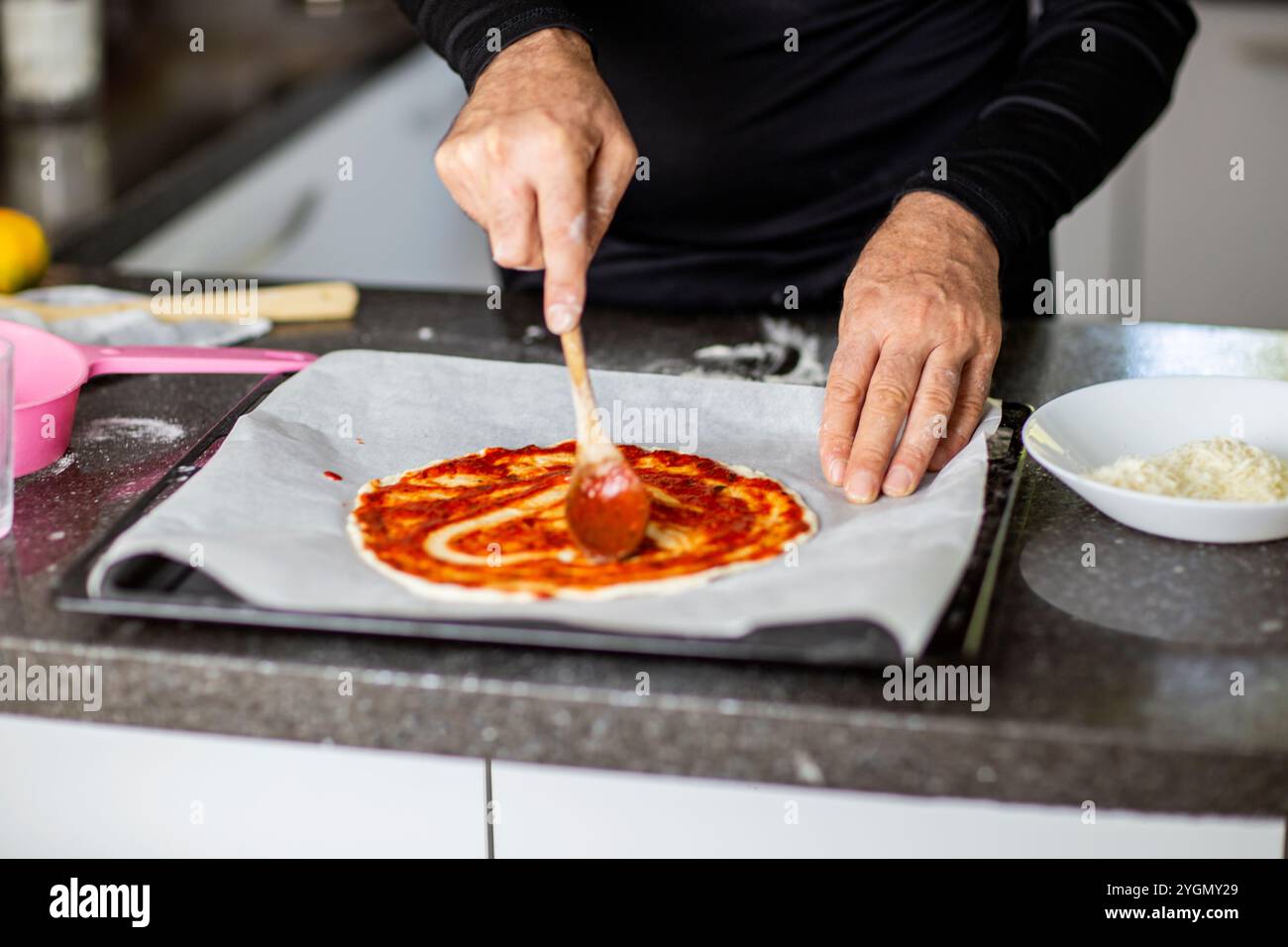 Adding tomato hi-res stock photography and images - Alamy