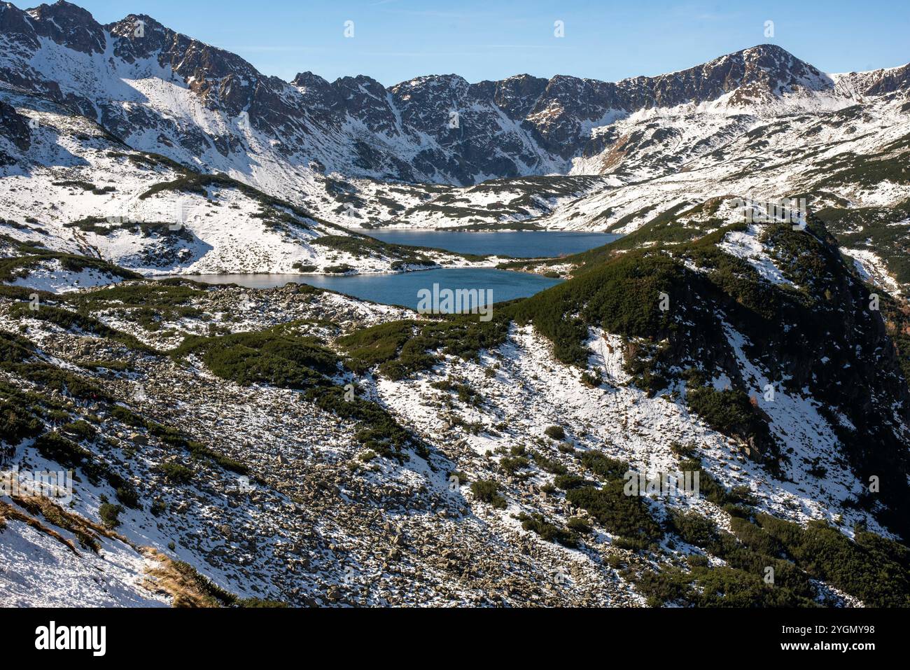 An unparalleled view of a crystal-clear lake in the Valley of Five ...