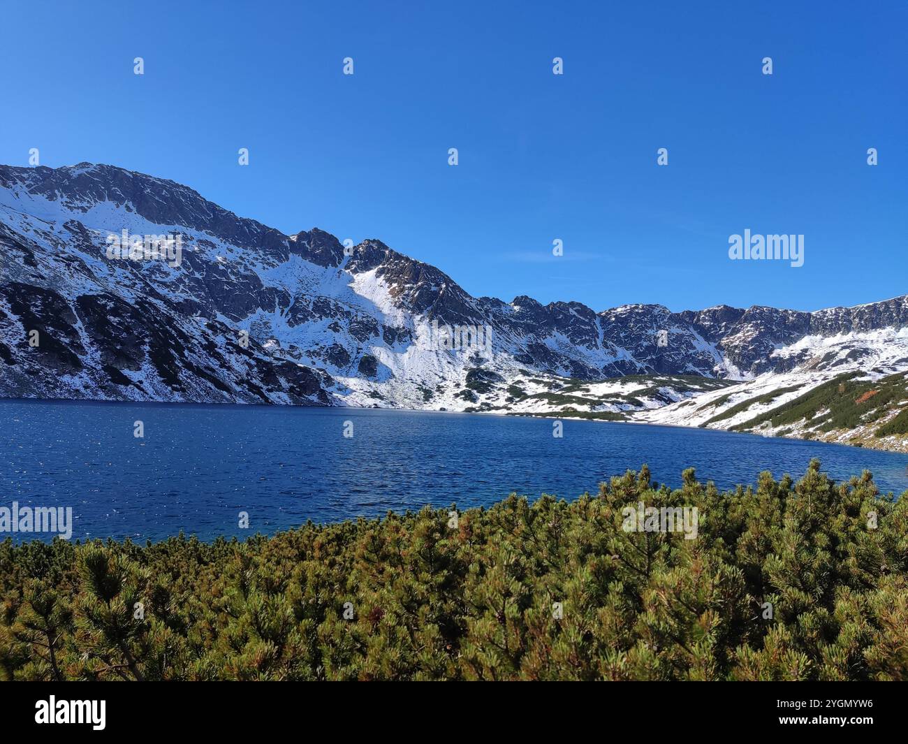 An unparalleled view of a crystal-clear lake in the Valley of Five ...