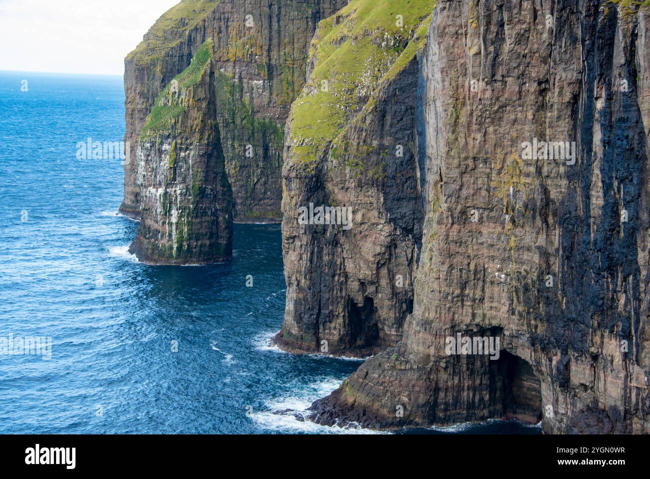 Asmundarstakkur Sea Cliffs - Faroe Islands Stock Photo - Alamy