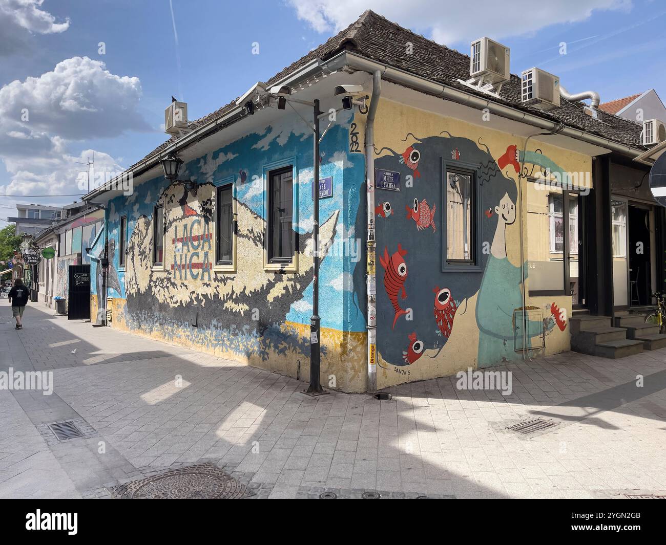 Street Art in Novi Sad, Serbia Stock Photo - Alamy