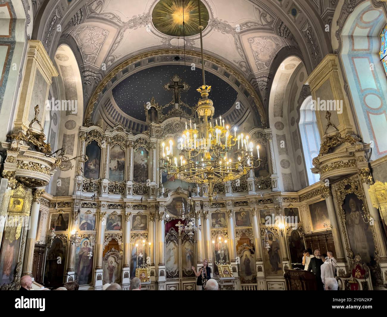 Inside a cathedral in Novi Sad Stock Photo - Alamy