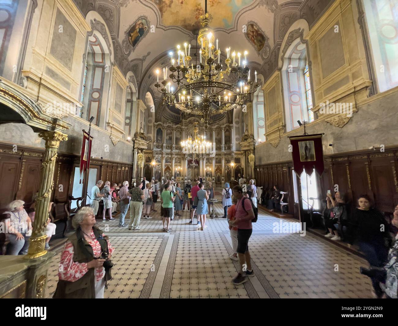 Inside a cathedral in Novi Sad Stock Photo - Alamy
