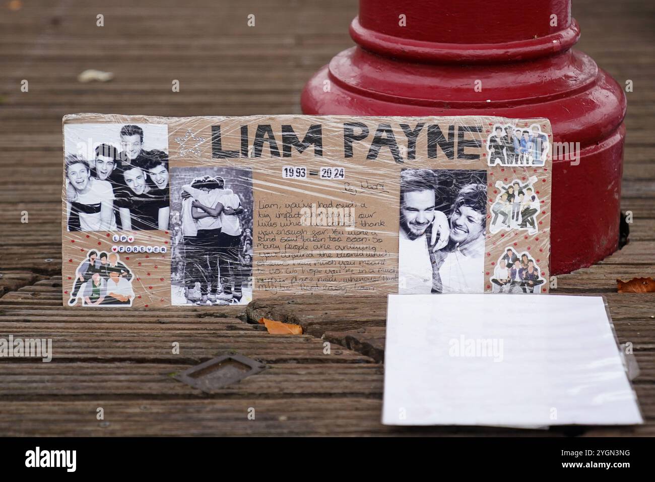 Tributes to singer Liam Payne which have been moved by authorities to ...