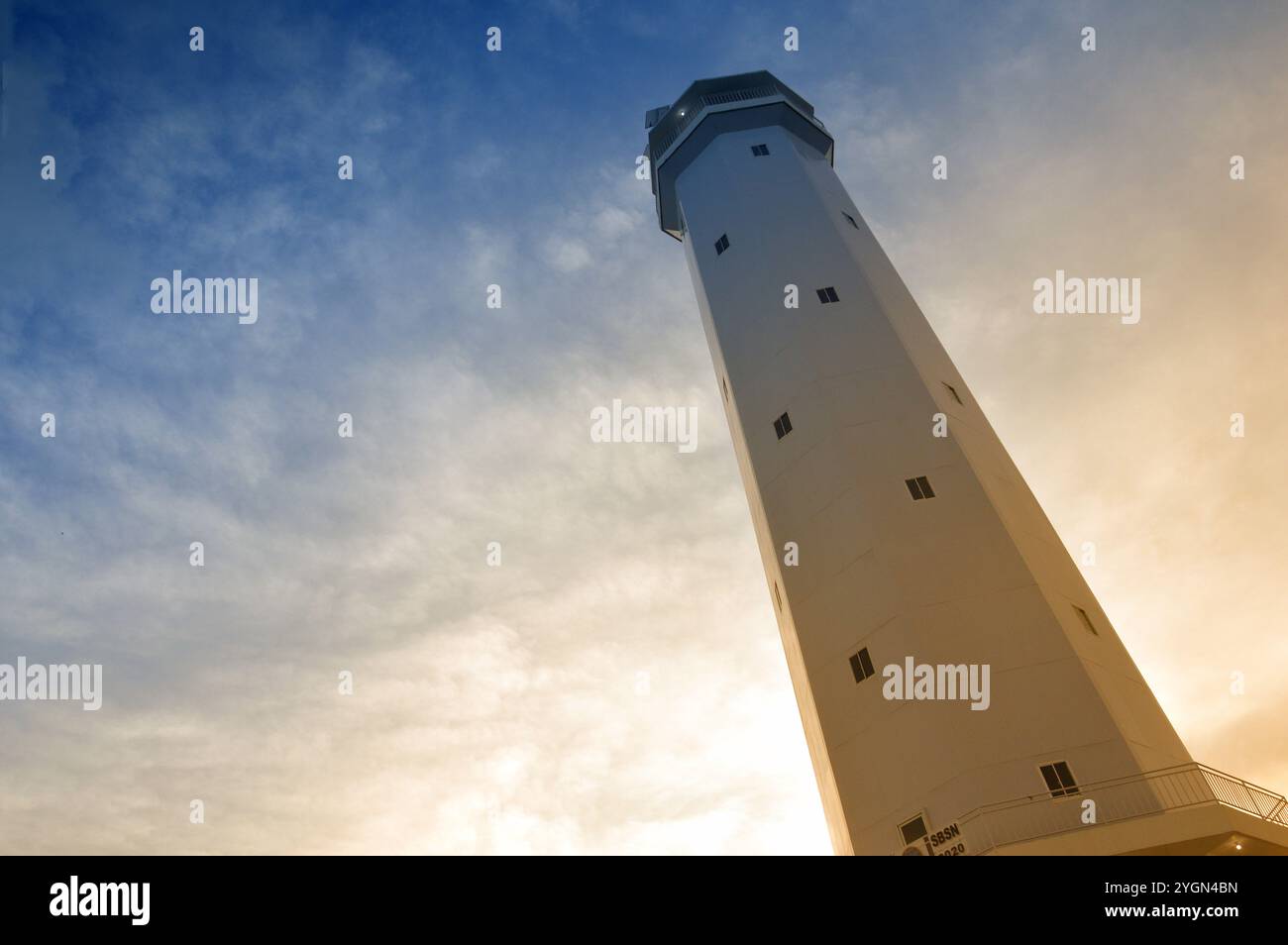 The white tower of the Tanjung Batu Tarakan lighthouse - Indonesia ...