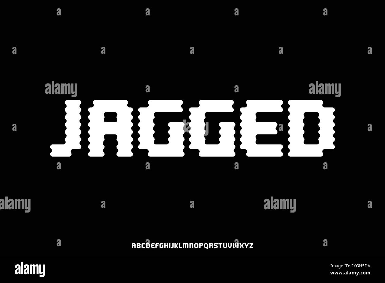 Alphabet vector font Stock Vector Images - Alamy