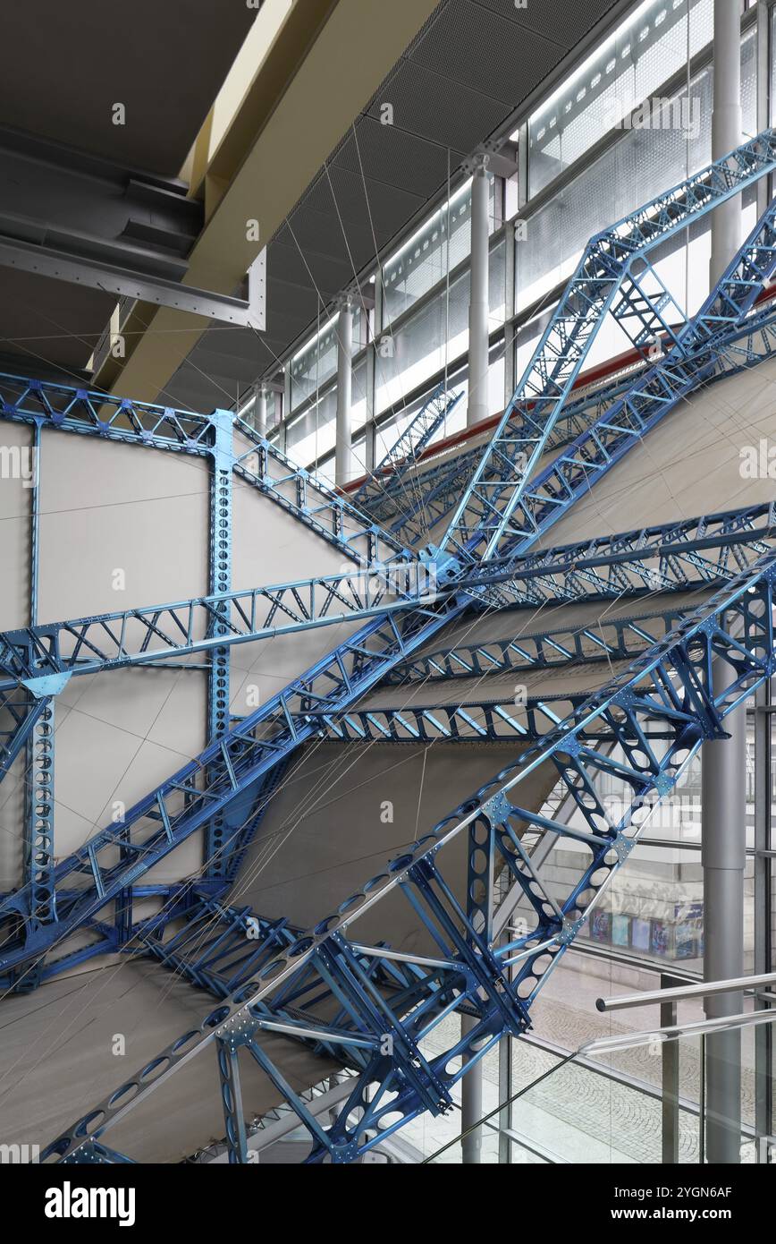 Skeleton of the Hindenburg, Zeppelin airship LZ 129, partial ...