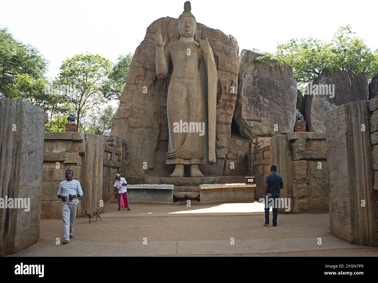 Avukana buddha statue sri lanka hi-res stock photography and images - Alamy