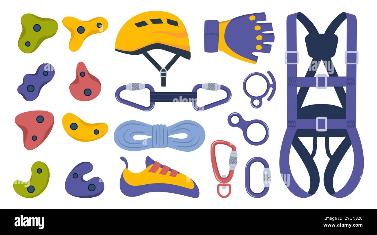 Rock Climbing Equipment Clip Art