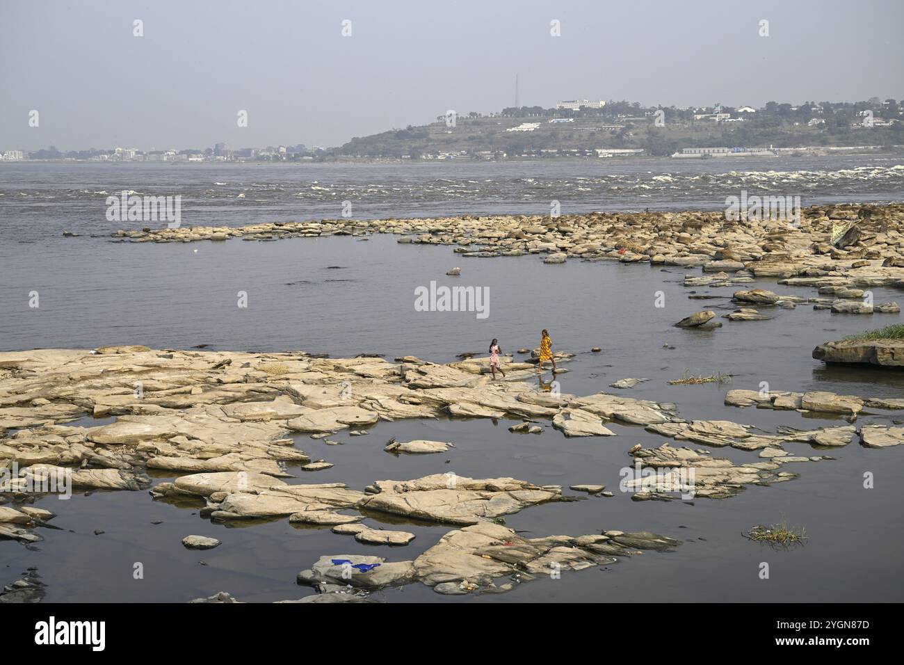 Women at the Congo River near the Malebo Pool, formerly Stanley Pool ...