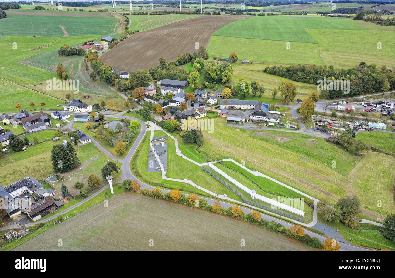 German-German Museum Moedlareuth, with a detailed replica of the Wall ...