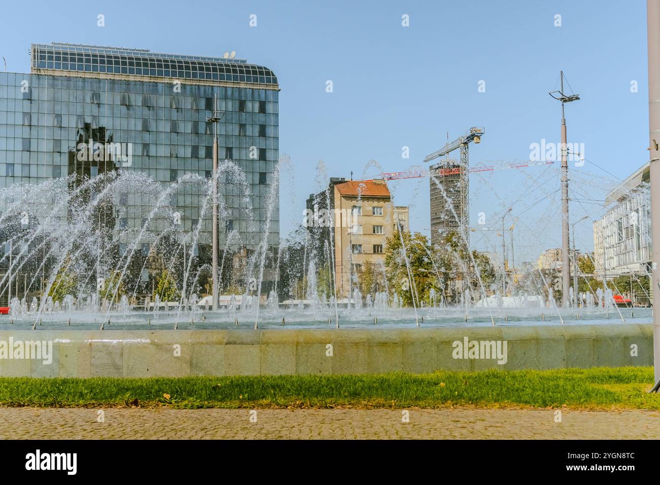 Aerial view belgrade serbia waterfront hi-res stock photography and ...