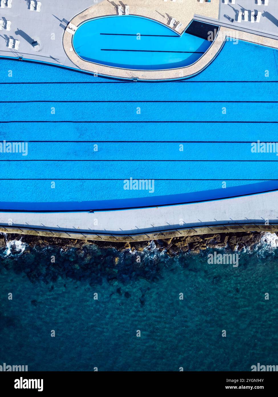 Vibrant aerial perspective showcases architectural hi-res stock ...