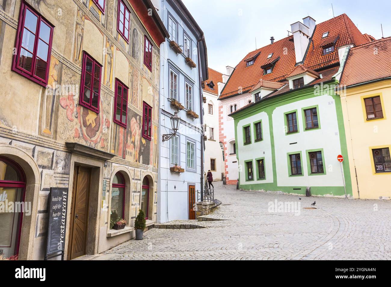 Old town in czesky krumlov hi-res stock photography and images - Alamy