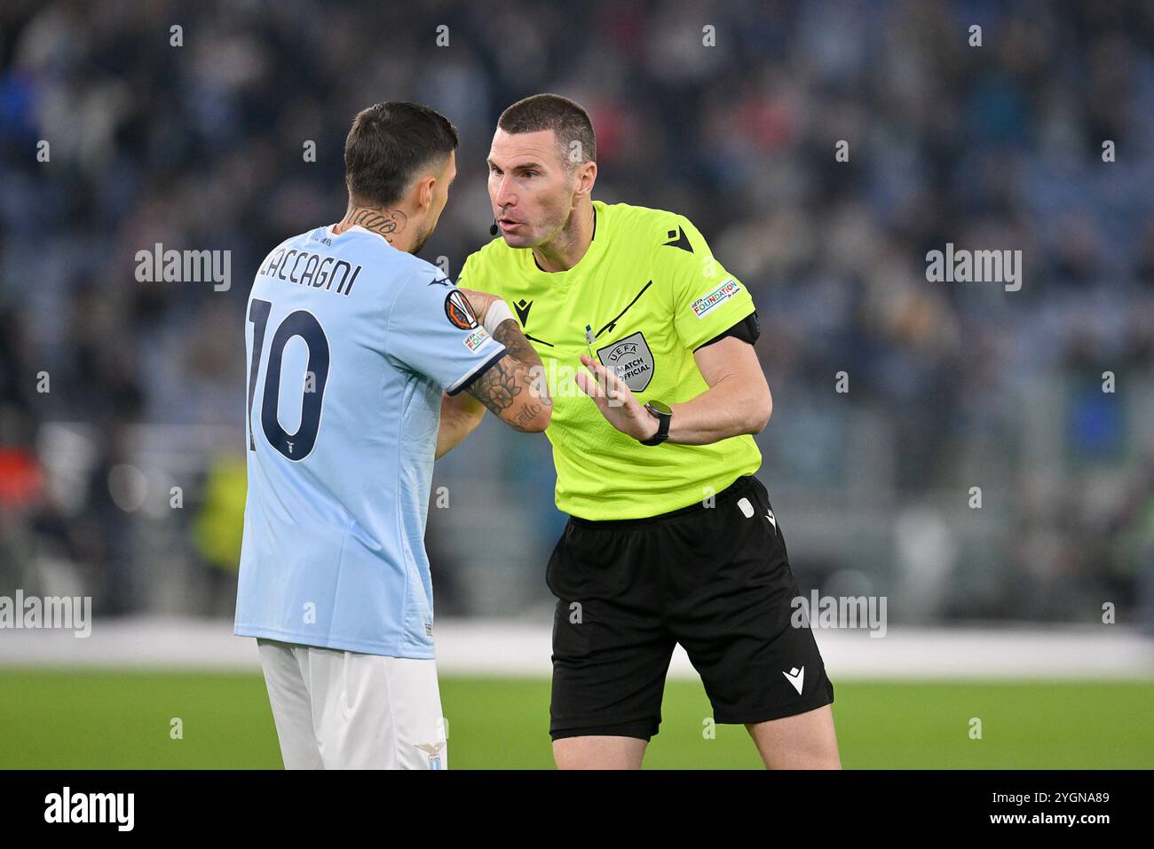 7th Nov 2024, Olimpico stadium, Rome, Italy; Uefa Europa League ...