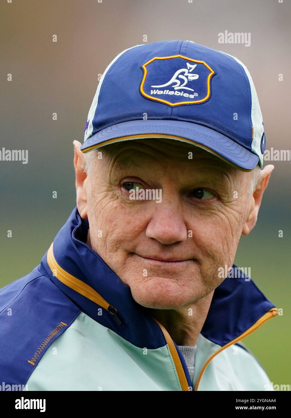Australia head coach Joe Schmidt during a team run at The Lensbury ...