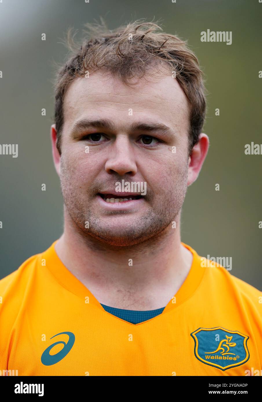Australia's Harry Wilson during a team run at The Lensbury Resort ...