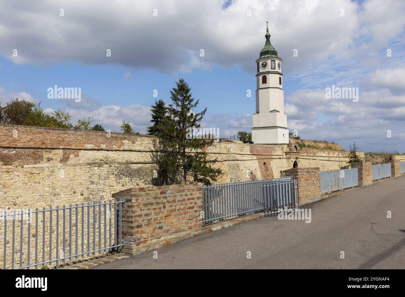 Belgrade, Serbia Sahat clock Tower, 18th century in Kalemegdan fortress ...