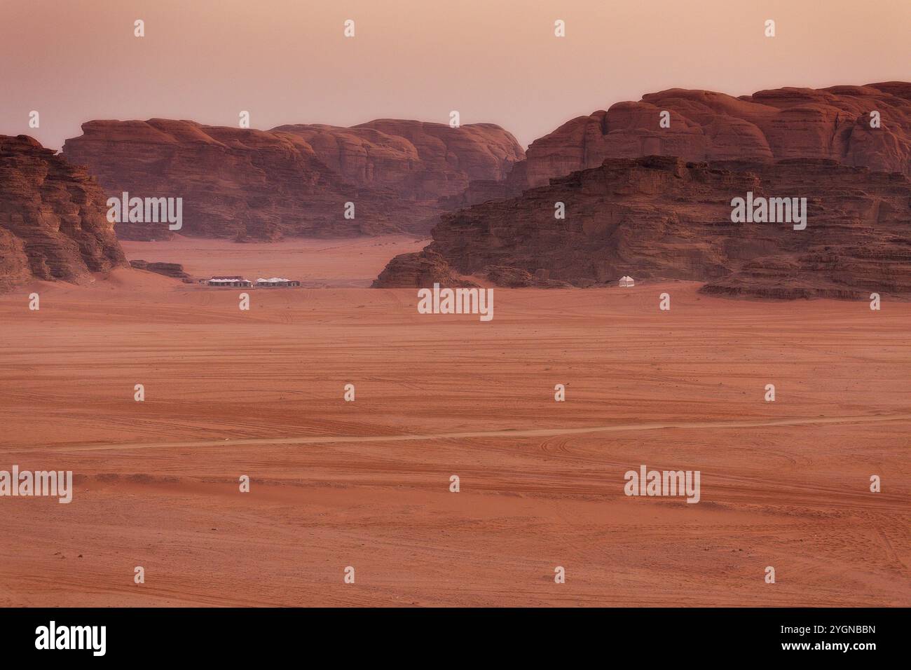 Jordan, Wadi Rum red dune sand and beautiful rocks landscape, Asia ...