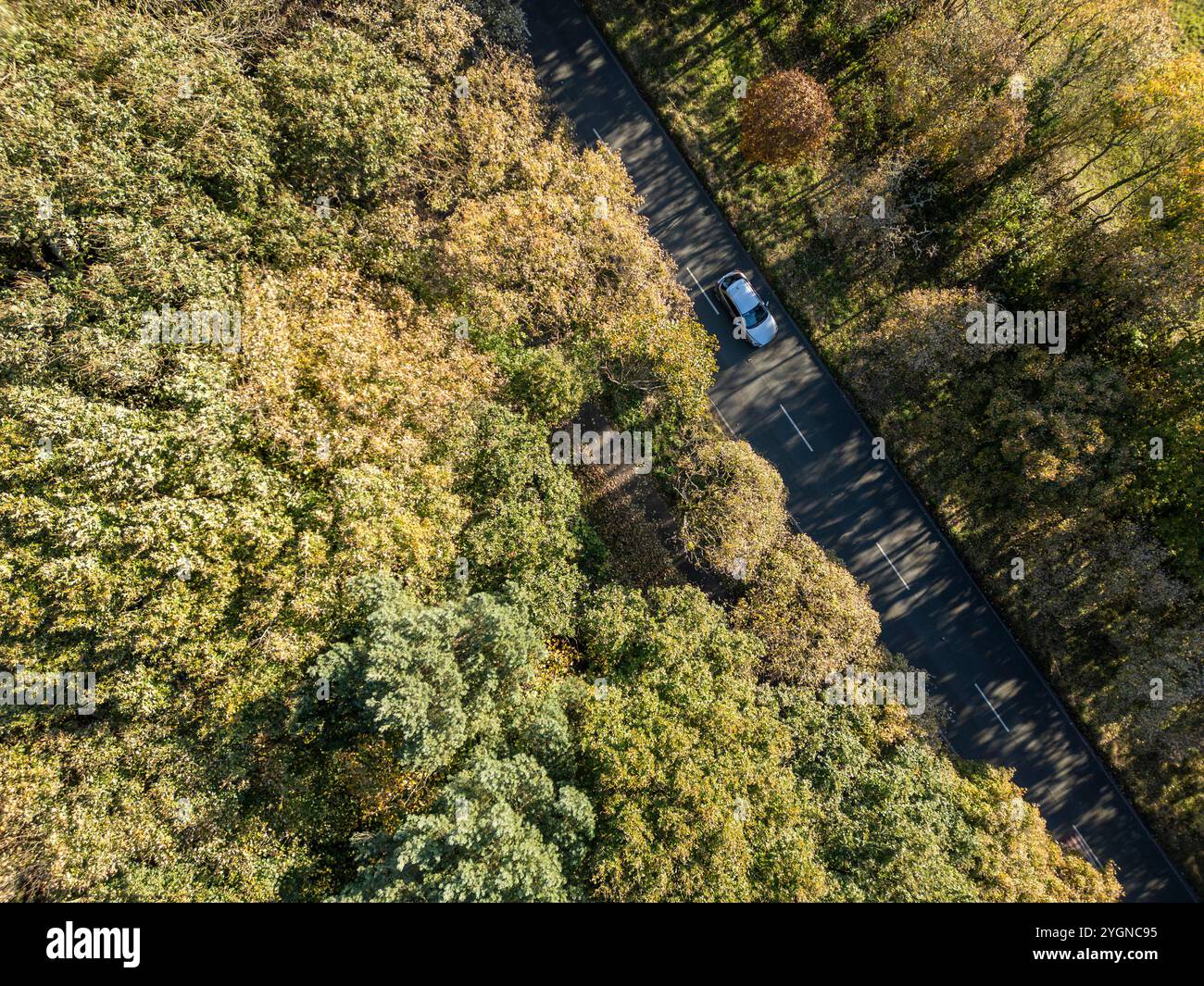 Aerial top down view along hi-res stock photography and images - Alamy