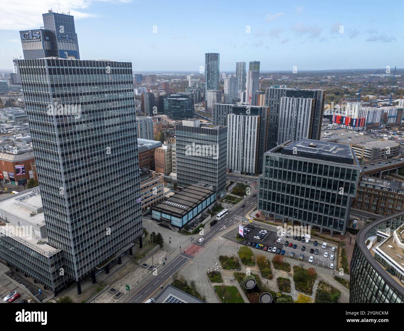 CIS Tower, office and apartments buildings, Manchester, England Stock ...