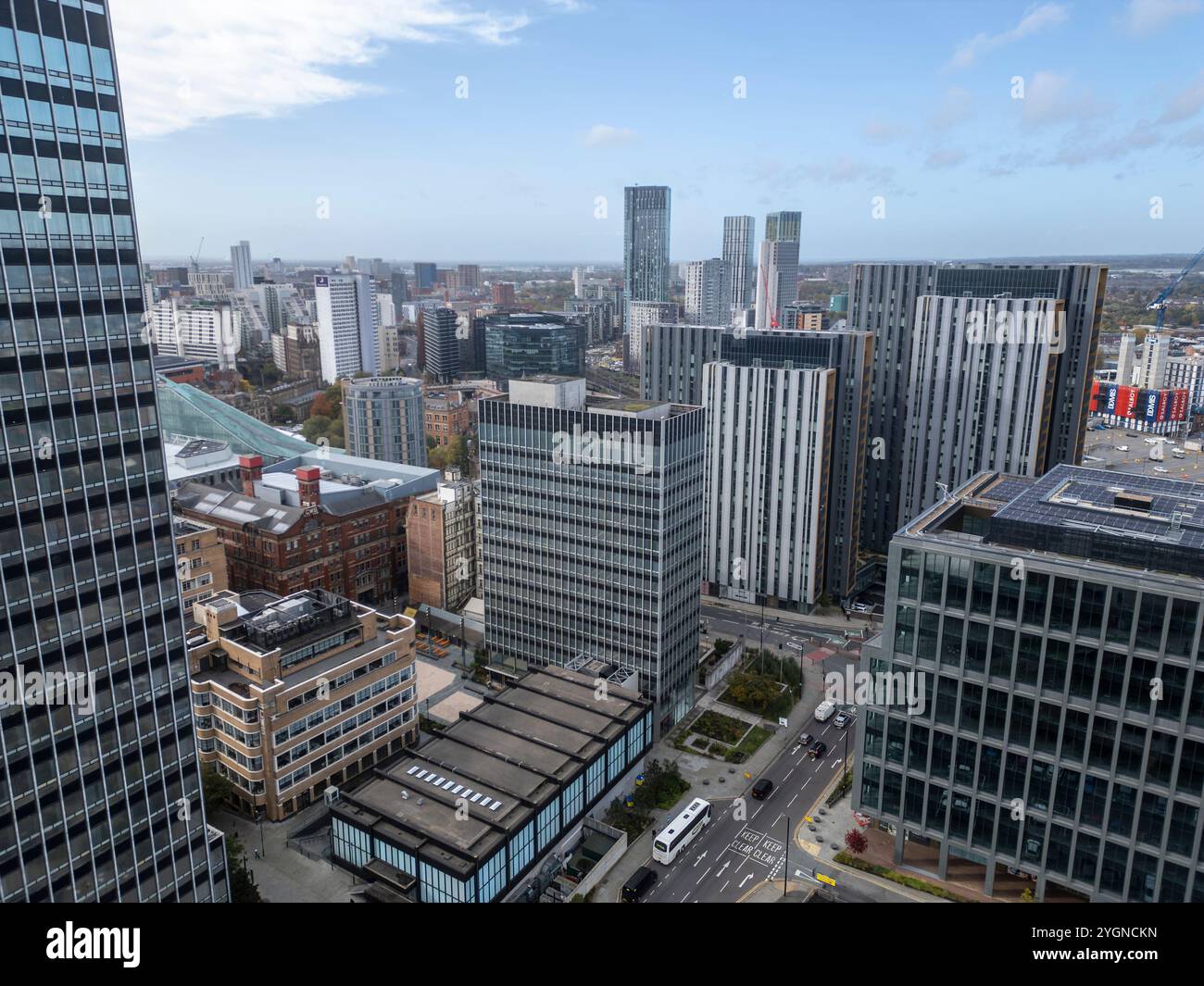 CIS Tower, office and apartments buildings, Manchester, England Stock ...