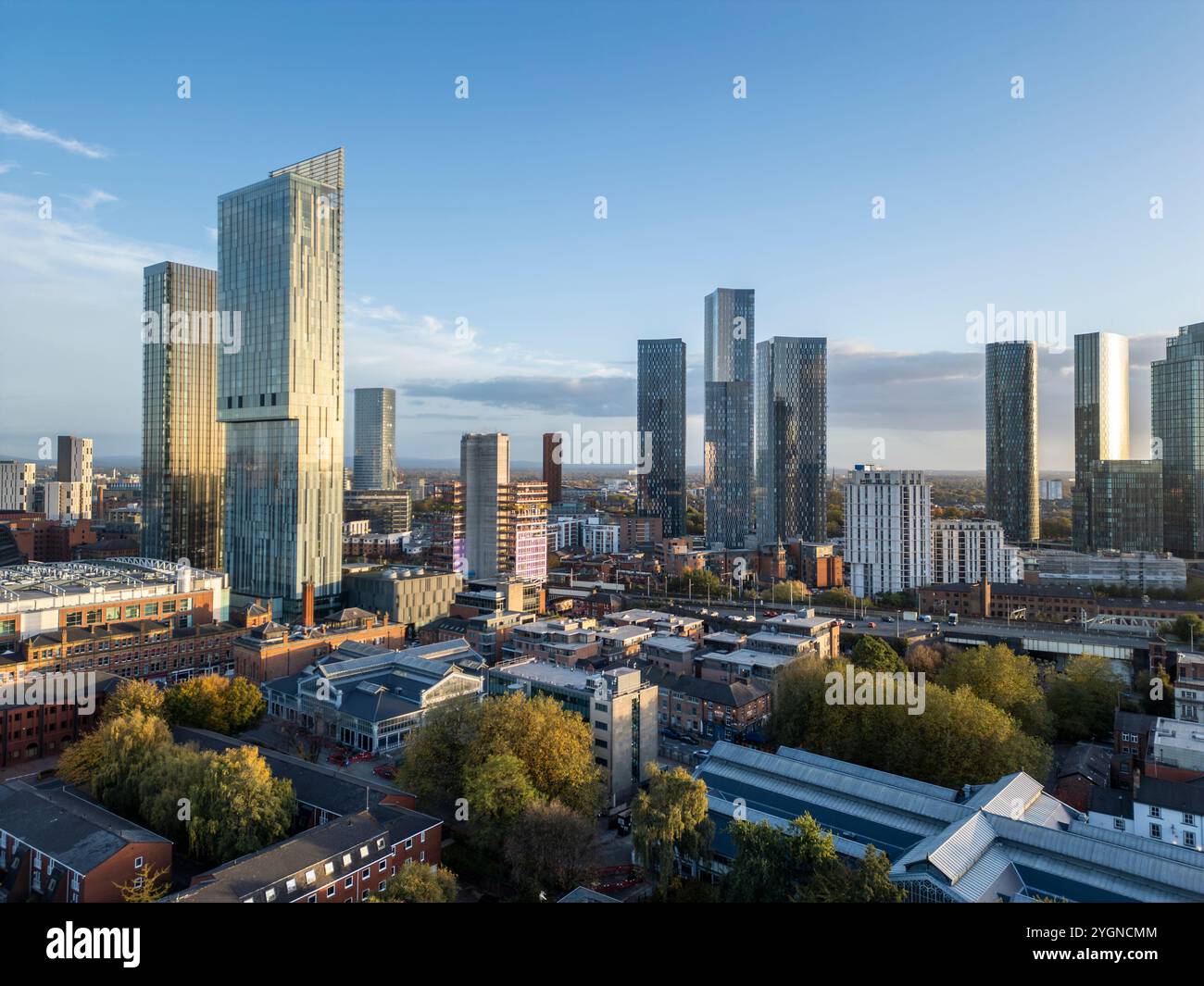 Manchester skyline beetham hi-res stock photography and images - Alamy