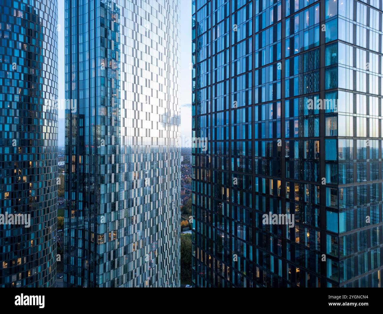 New Jackson skyscraper district development of apartments, Manchester ...