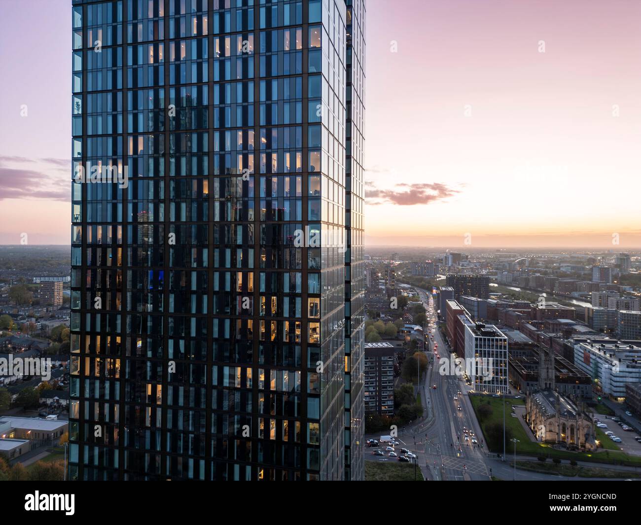 New Jackson skyscraper district development of apartments, Manchester ...