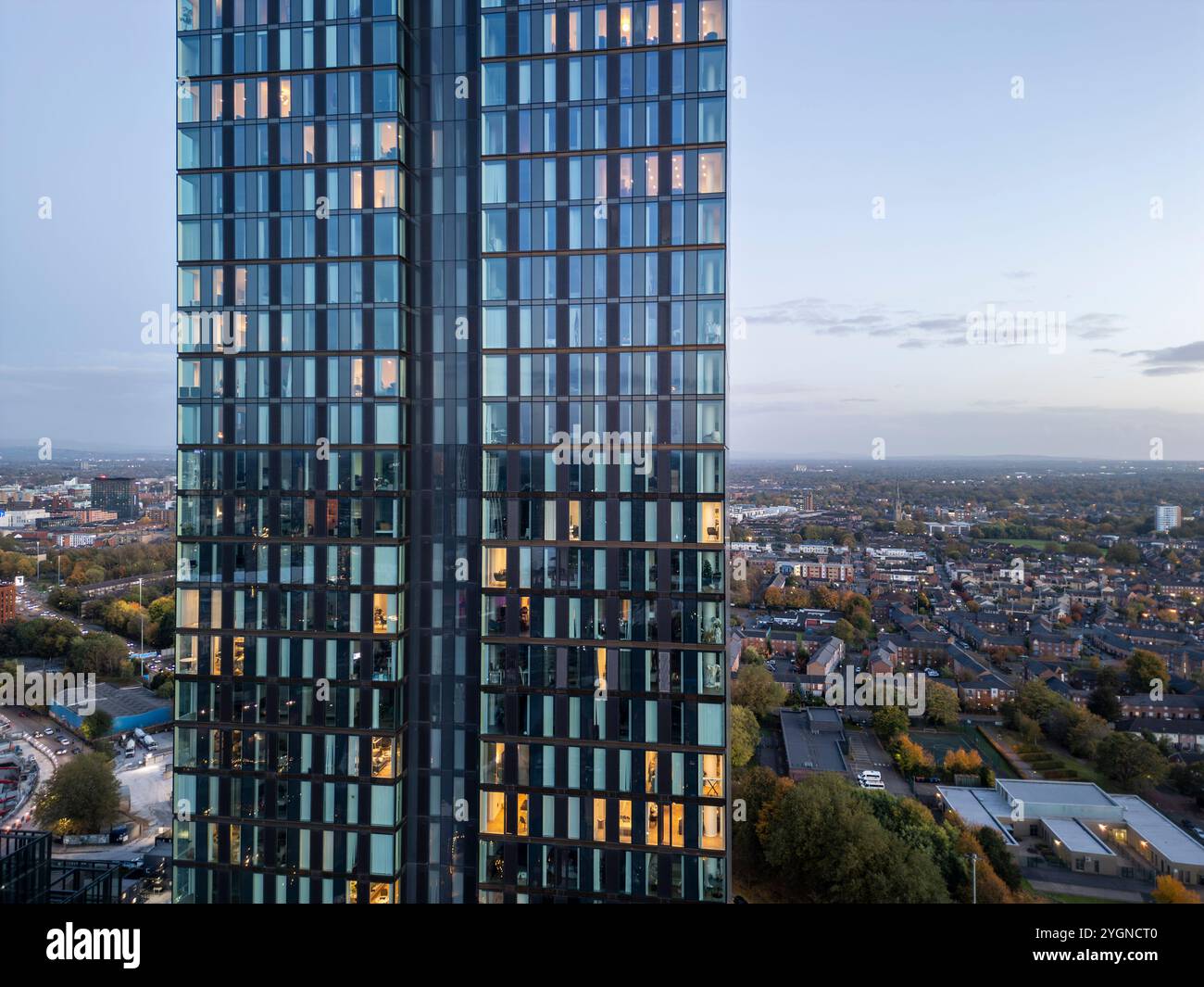 New Jackson skyscraper district development of apartments, Manchester ...