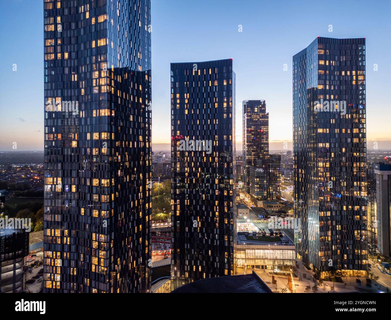 Deansgate Square, New Jackson skyscraper district development of ...