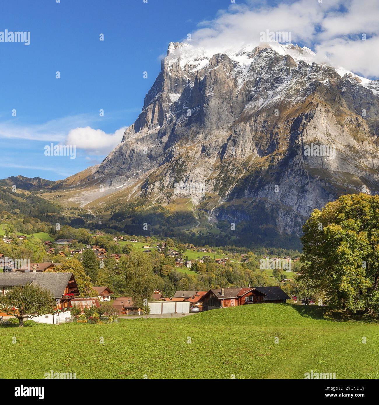 Aerial view grindelwald in hi-res stock photography and images - Alamy