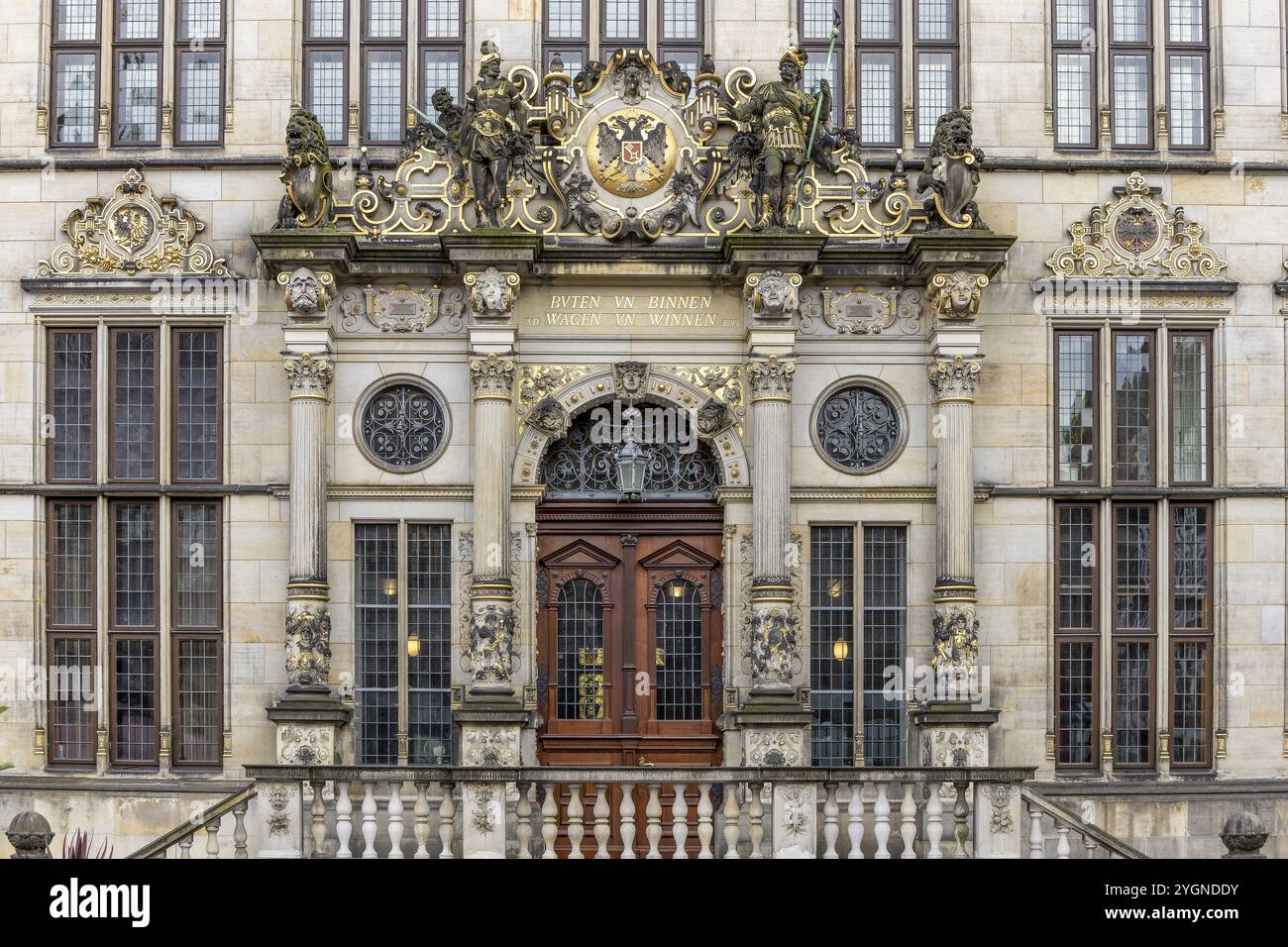 The Schuetting building was built in 1538 by the Bremen merchants and ...