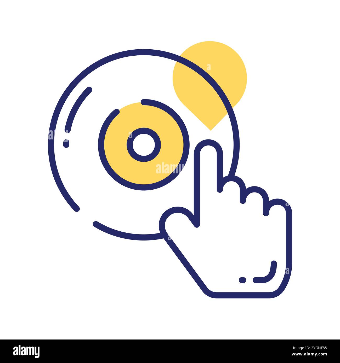 Compact disc vector design isolated on white background Stock Vector ...