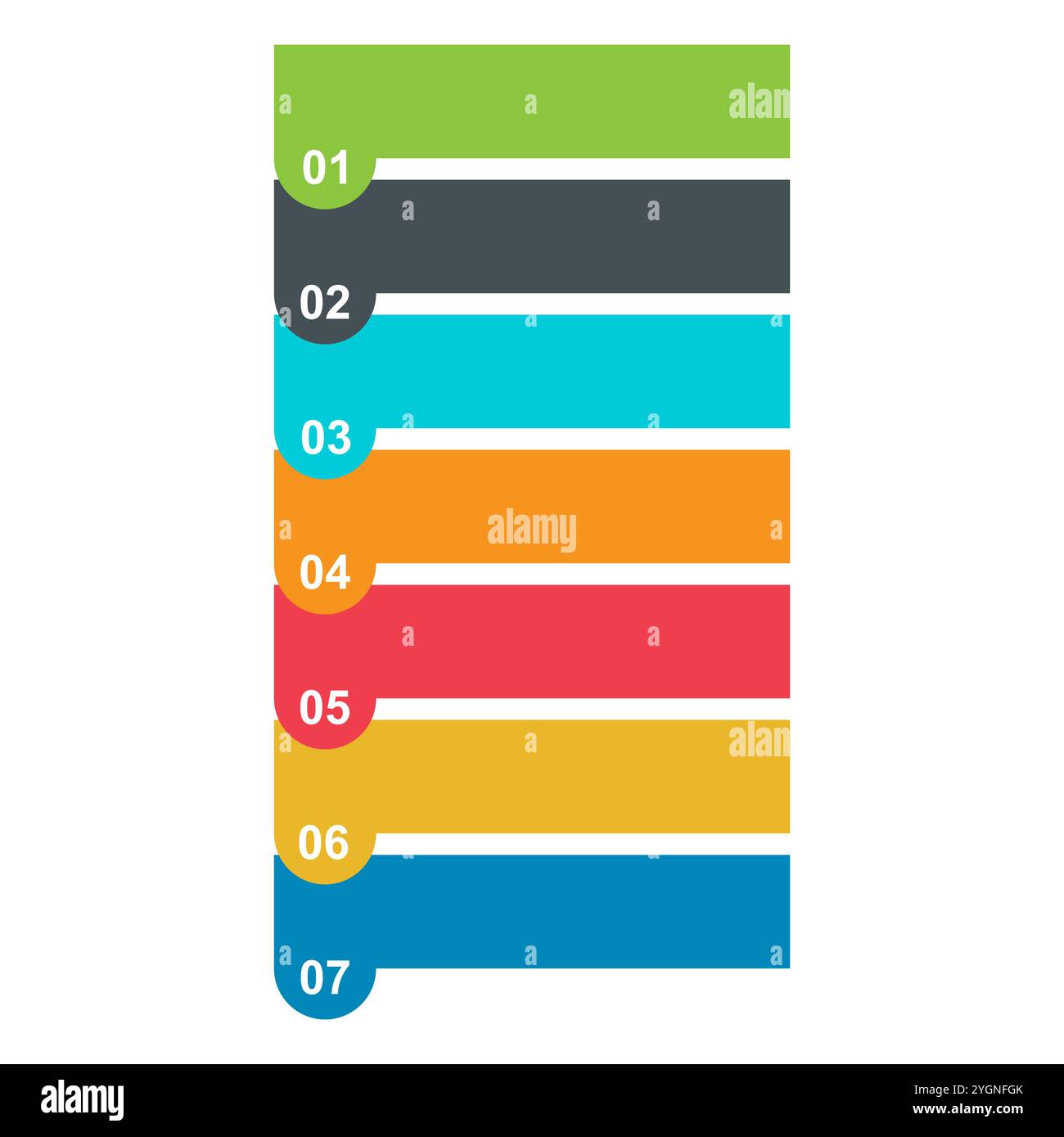 Seven step infographic vertical Stock Vector Images - Alamy