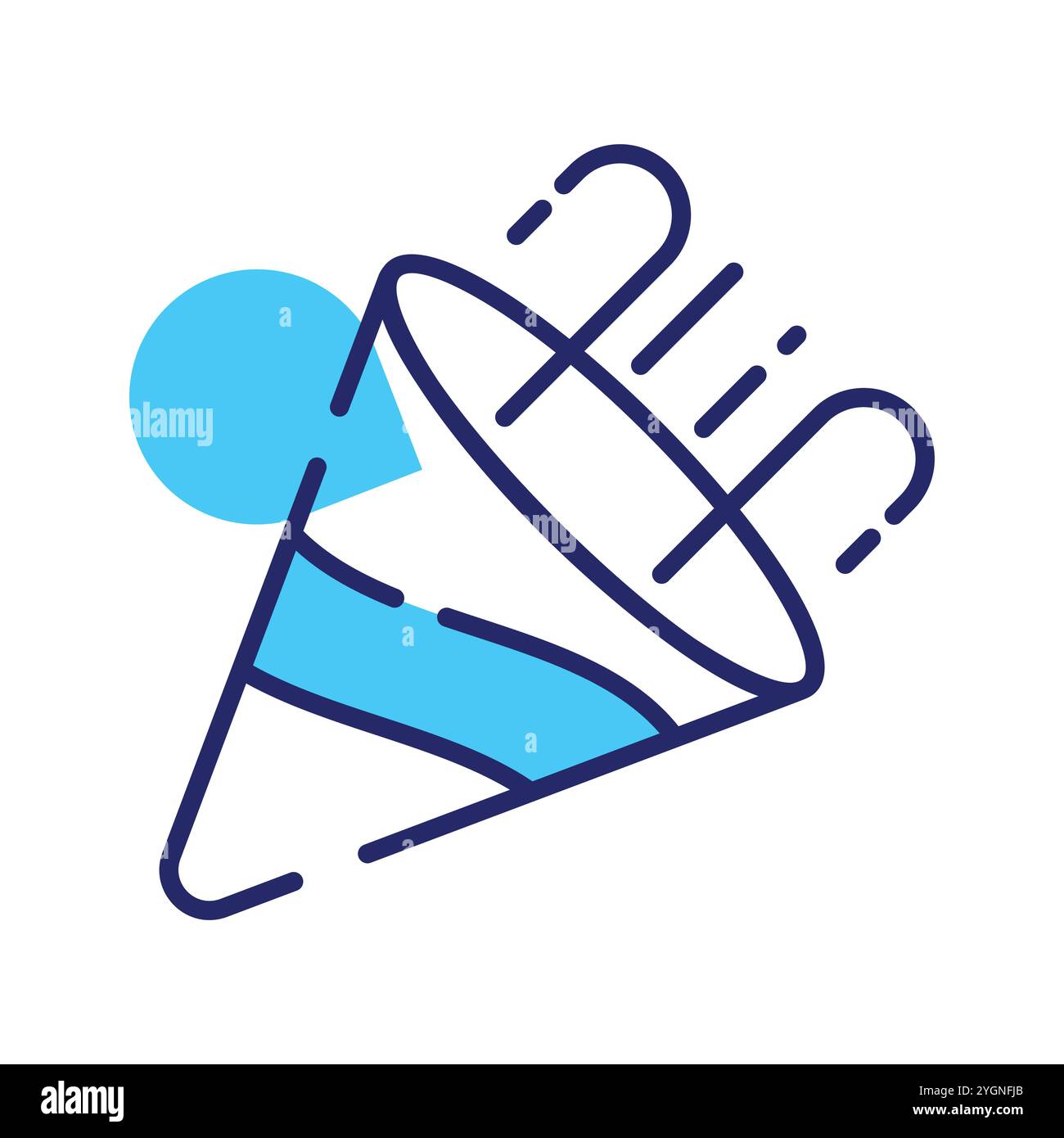 Party popper icon design isolated on white background Stock Vector ...