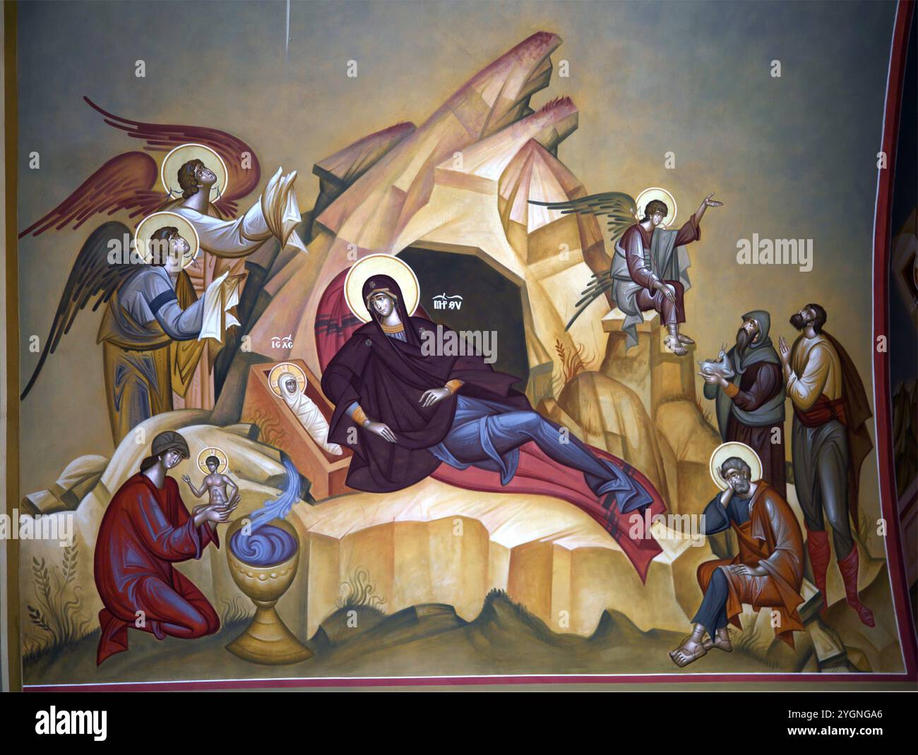 Virgin mary baby jesus greek hi-res stock photography and images - Alamy