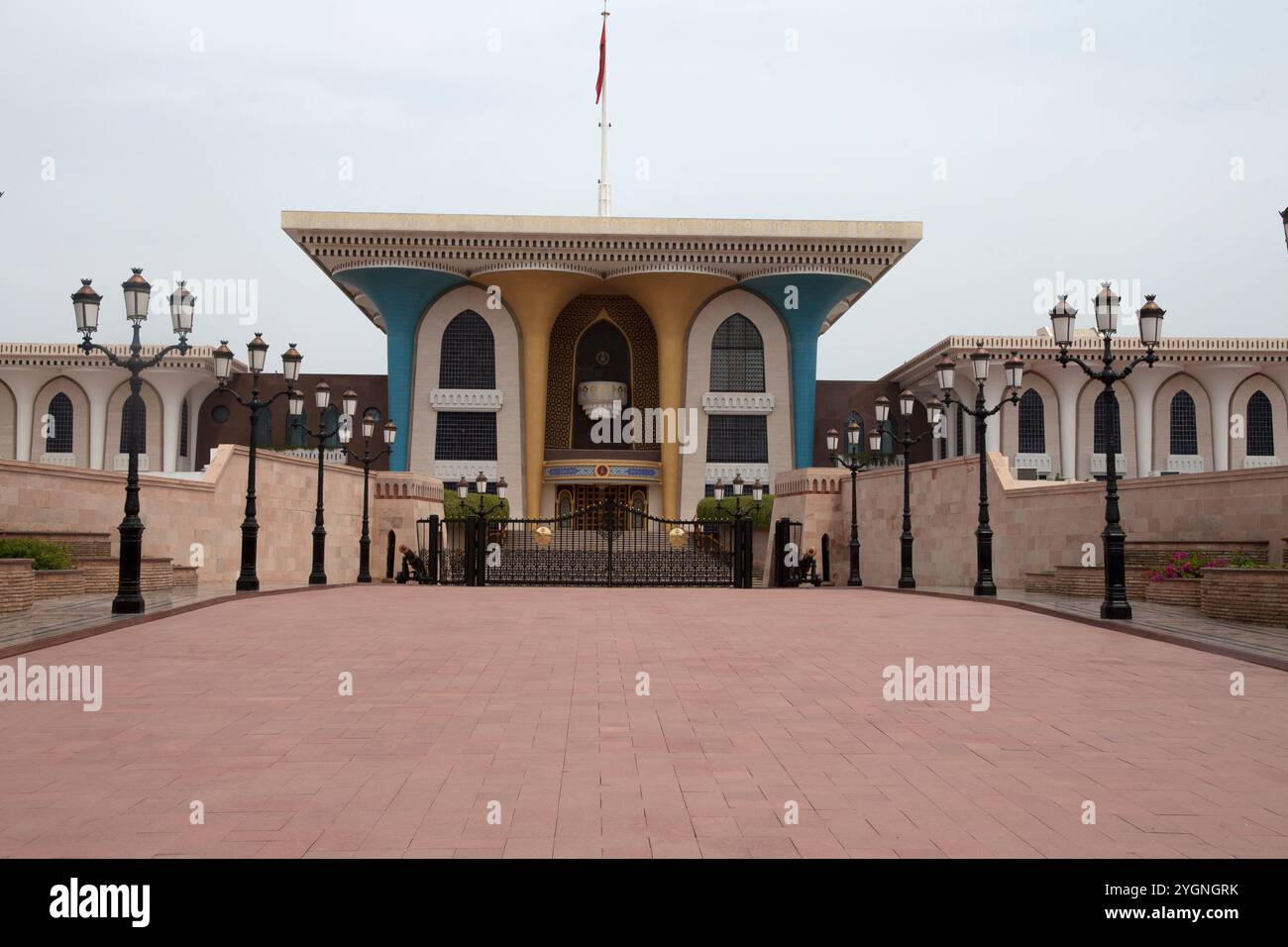 al alam palace old muscat oman middle east Stock Photo - Alamy