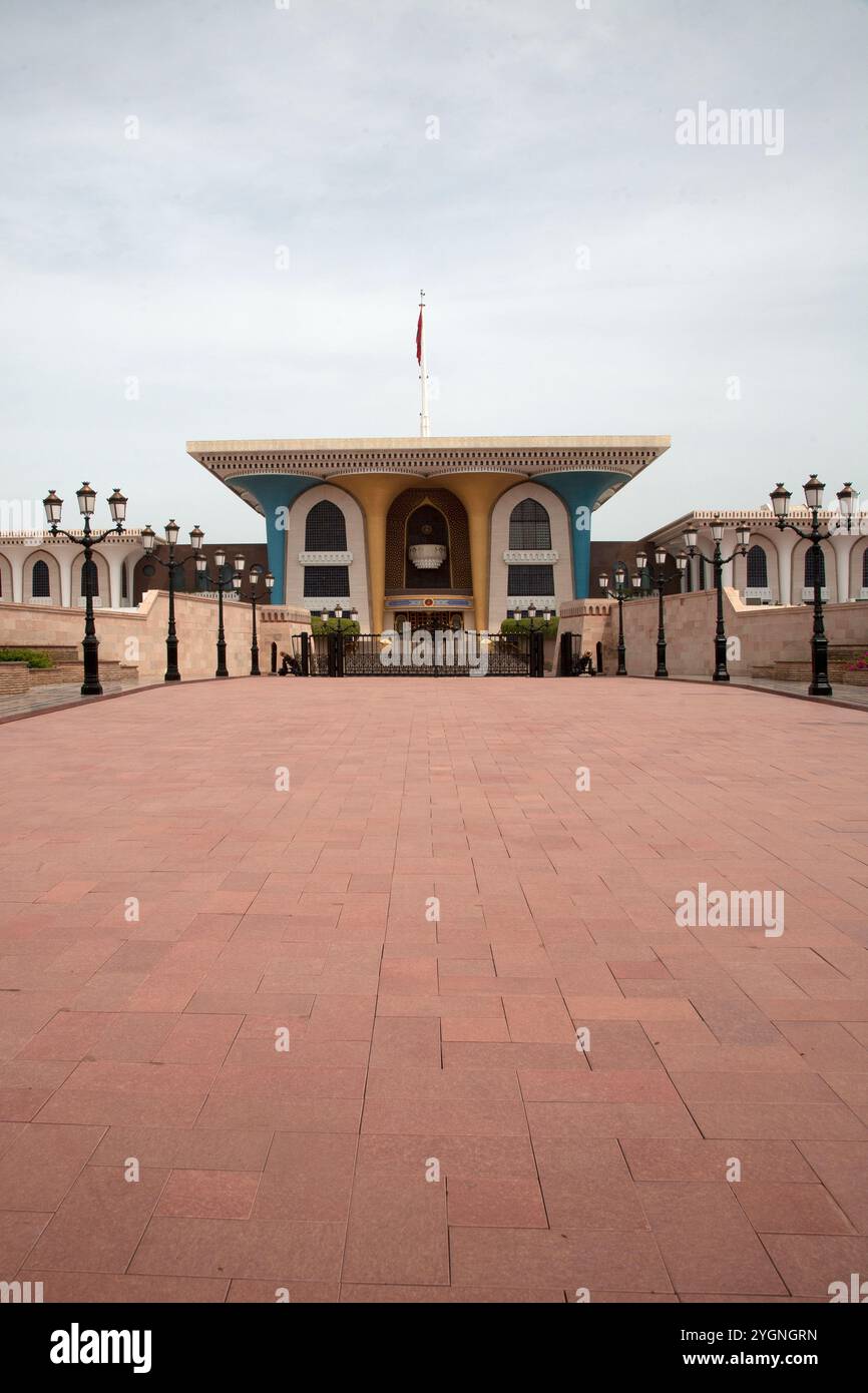 al alam palace old muscat oman middle east Stock Photo - Alamy