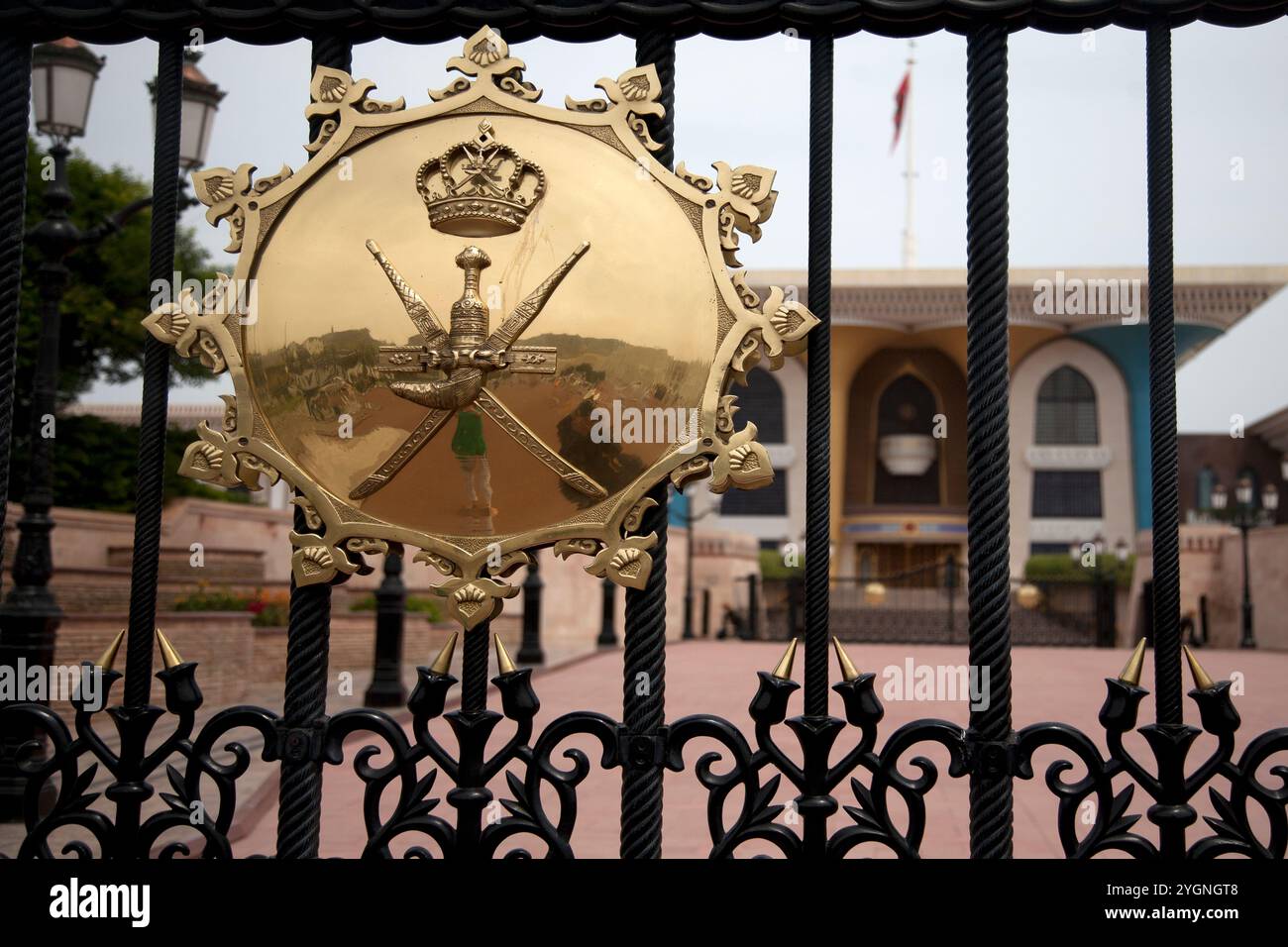 al alam palace old muscat oman middle east Stock Photo - Alamy