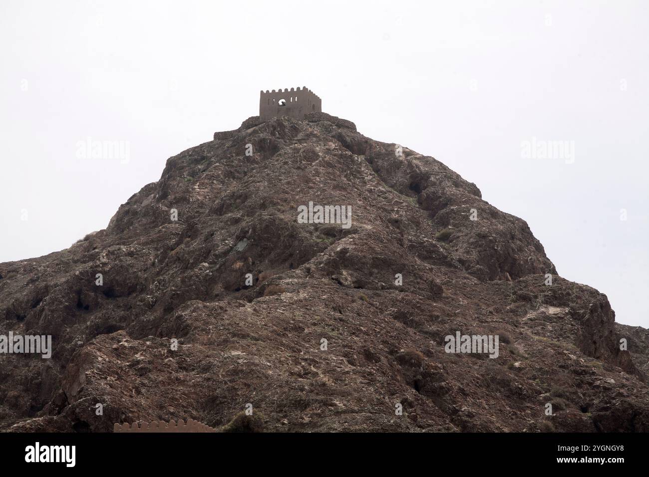 watchtower old muscat oman middle east Stock Photo - Alamy