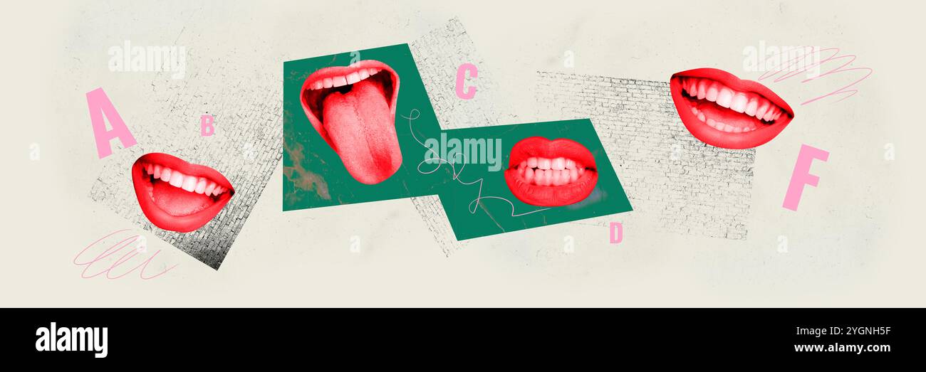 Composite trend artwork 3D sketch image photo collage of anonymous ...