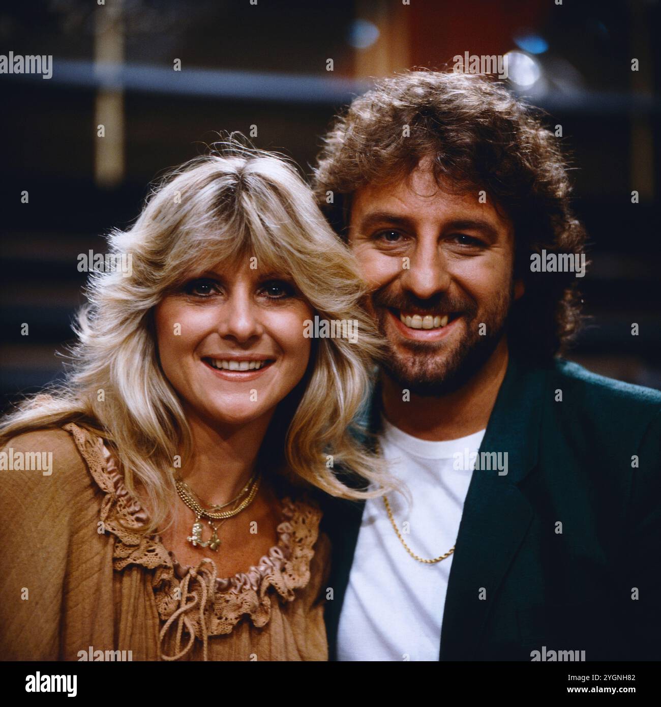Hitparade, ZDF Musiksendung, 1980, Suzanne Klee und Bernie Paul ...