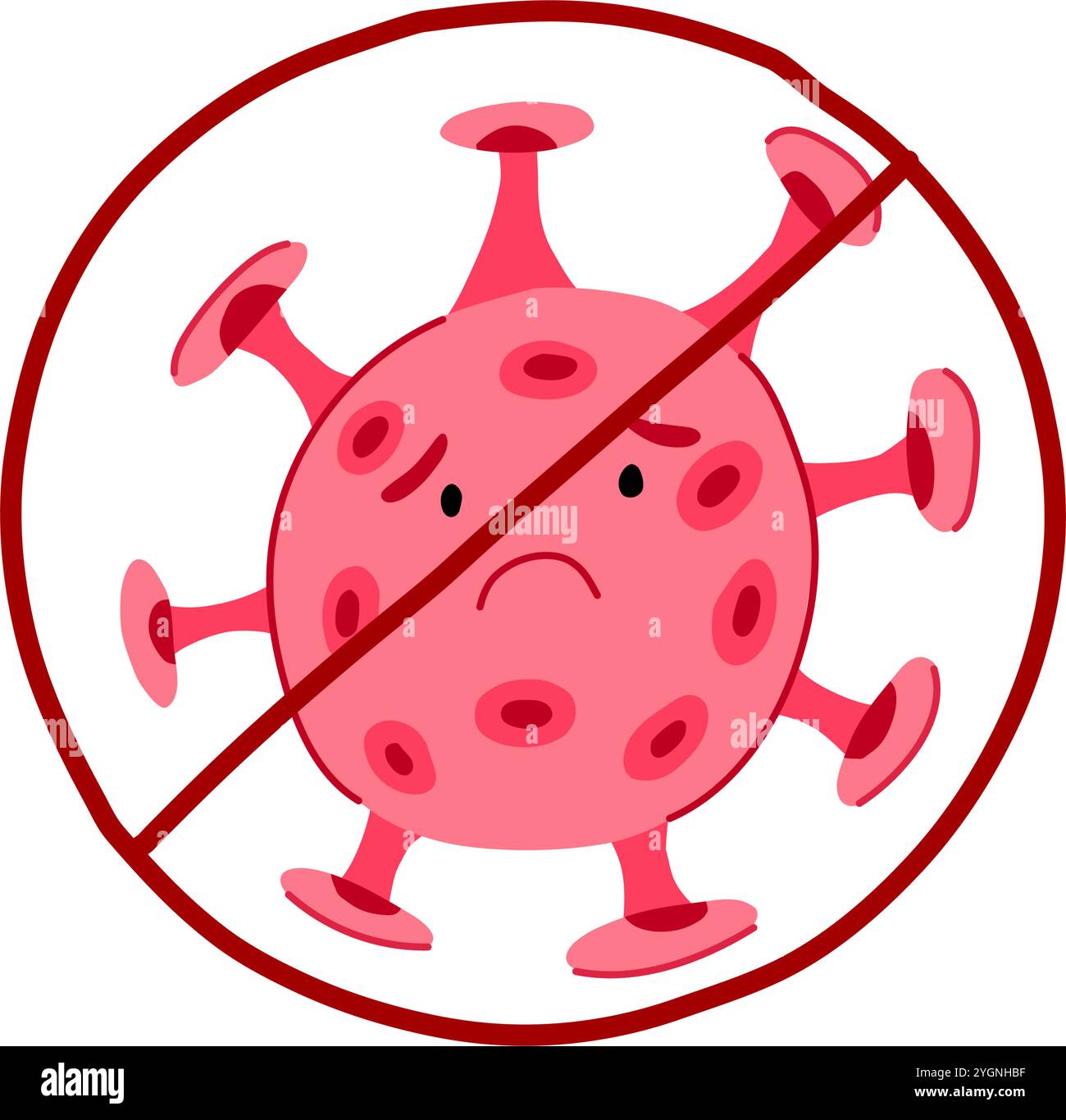 sterilize anti bacteria cartoon vector illustration Stock Vector Image ...